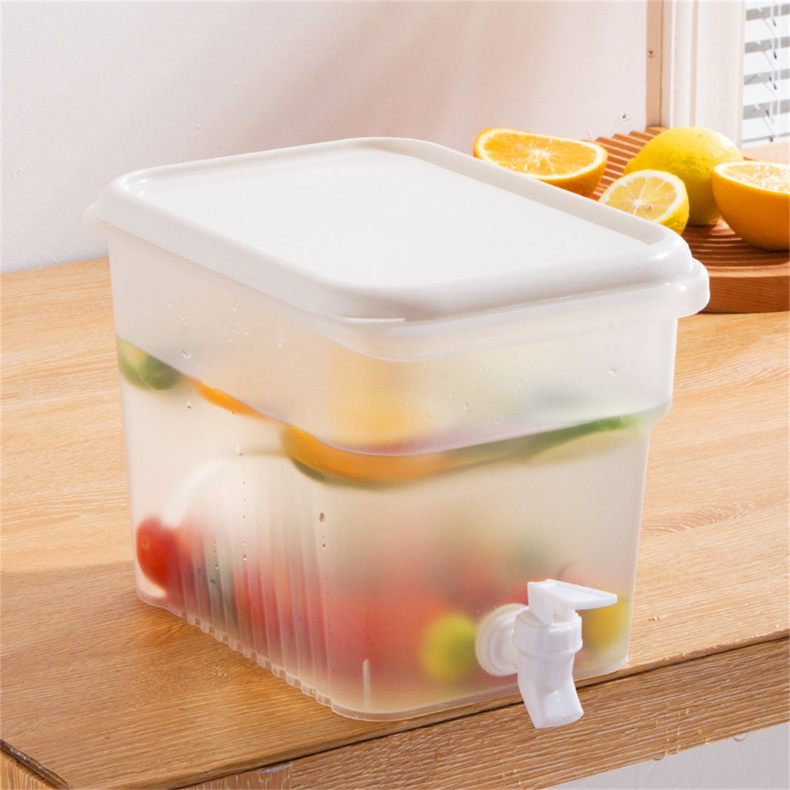 Cold Beverage Dispenser, Tyeign 2Pcs Plastic Water Dispensers Fridge ...