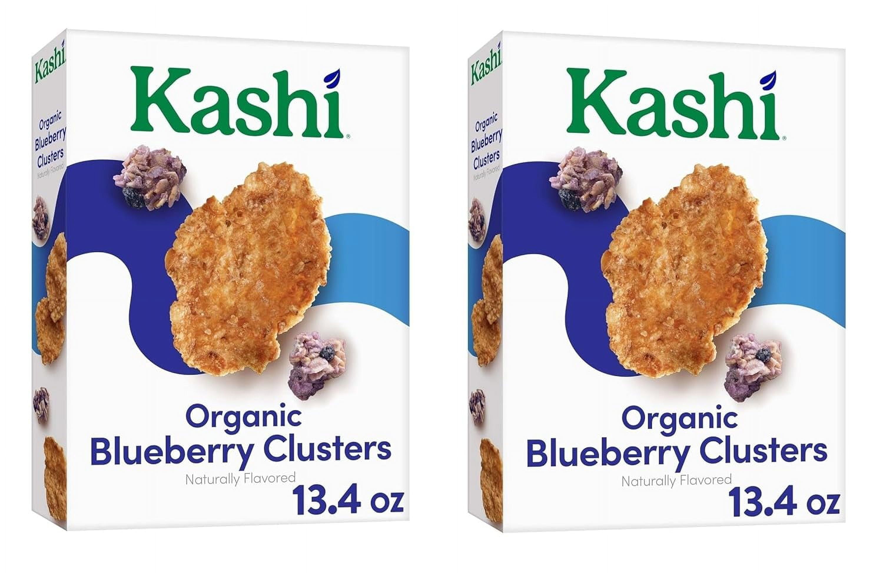 Cold Breakfast Cereal Vegan Organic Fiber Blueberry Clusters 13.4 Oz ...