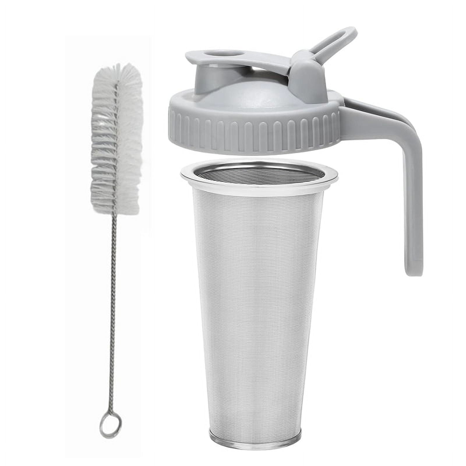 Cold Brew Coffee Filter with Pour Spout Lid for 32 OZ Wide Mouth Mason ...
