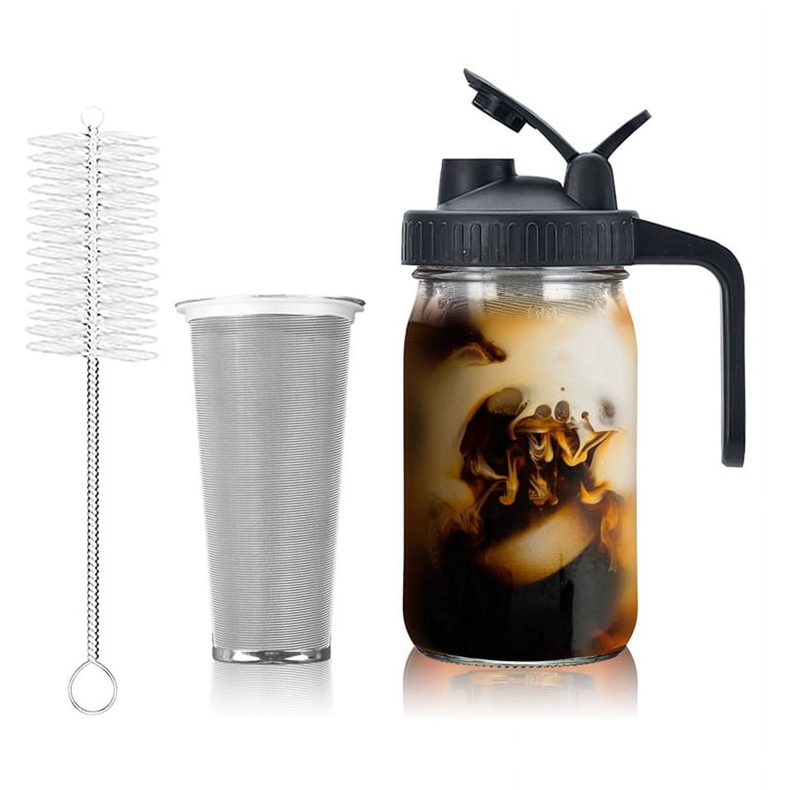 Cold Brew Coffee Maker 32Oz Cold Brew Pitcher with Stainless Steel ...
