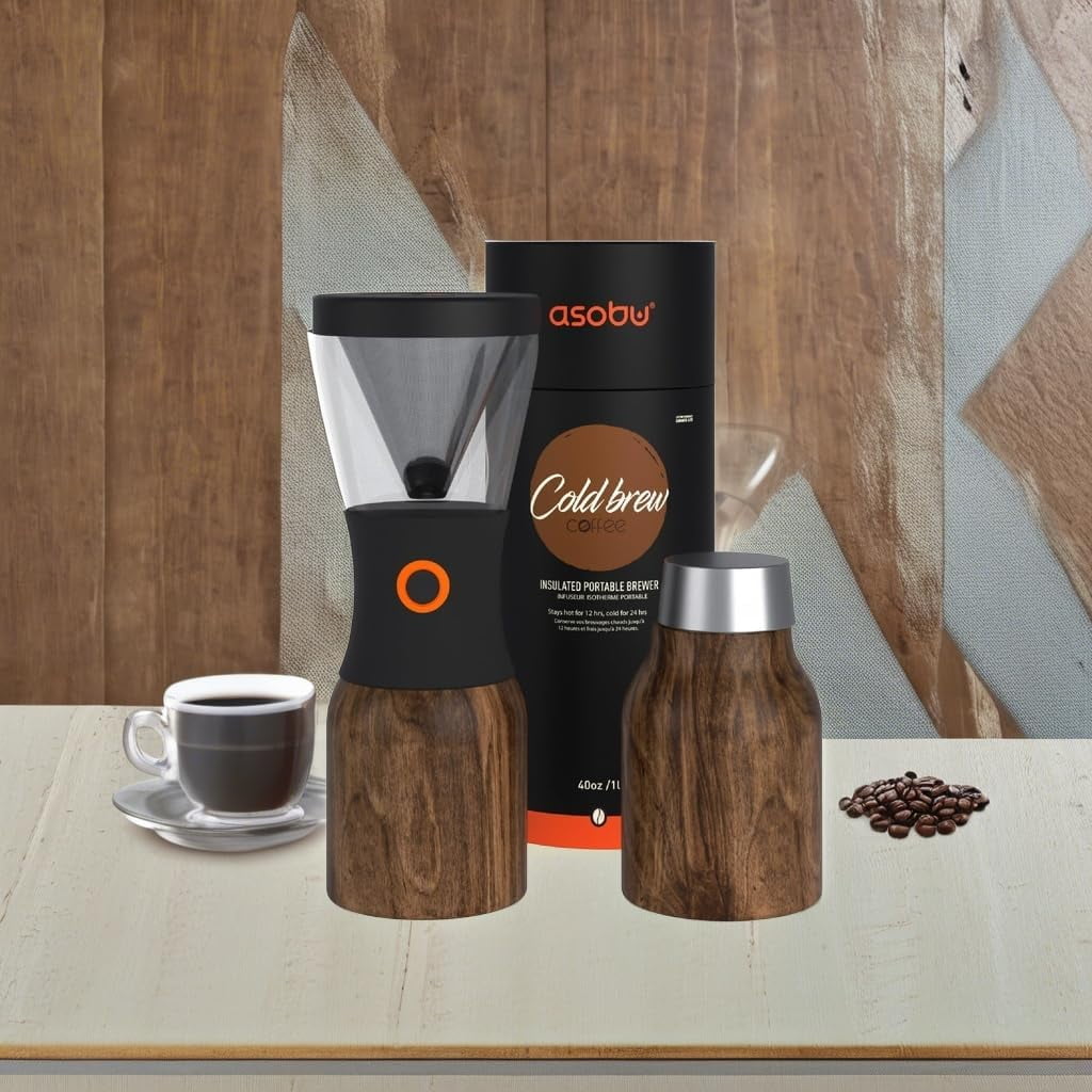 Cold Brew Coffee Maker, Award-Winning 40oz Insulated Cold Brew Brewer ...