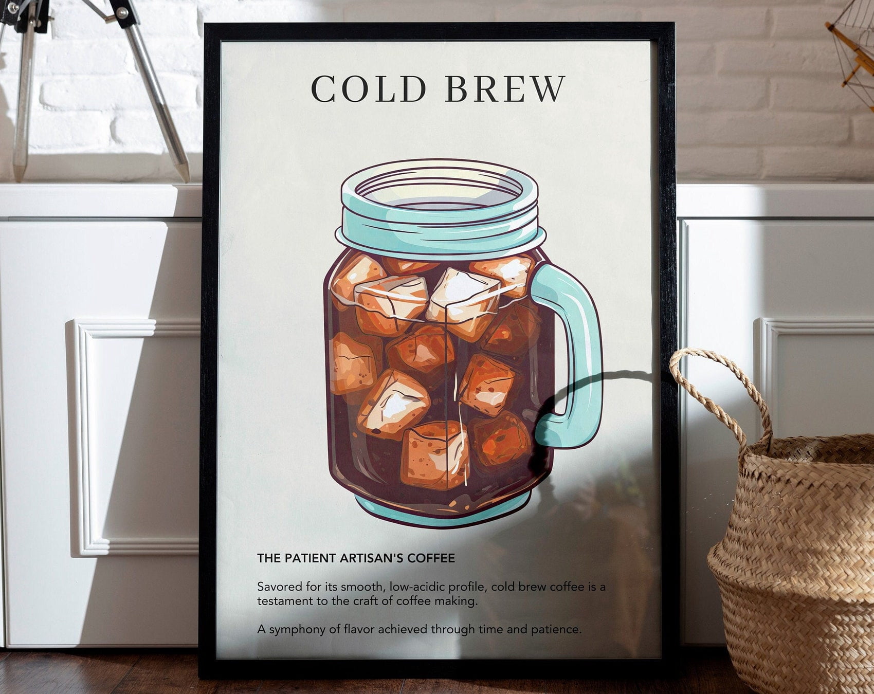Cold Brew Coffee Poster | Coffee Print | Italian Coffee | Retro ...