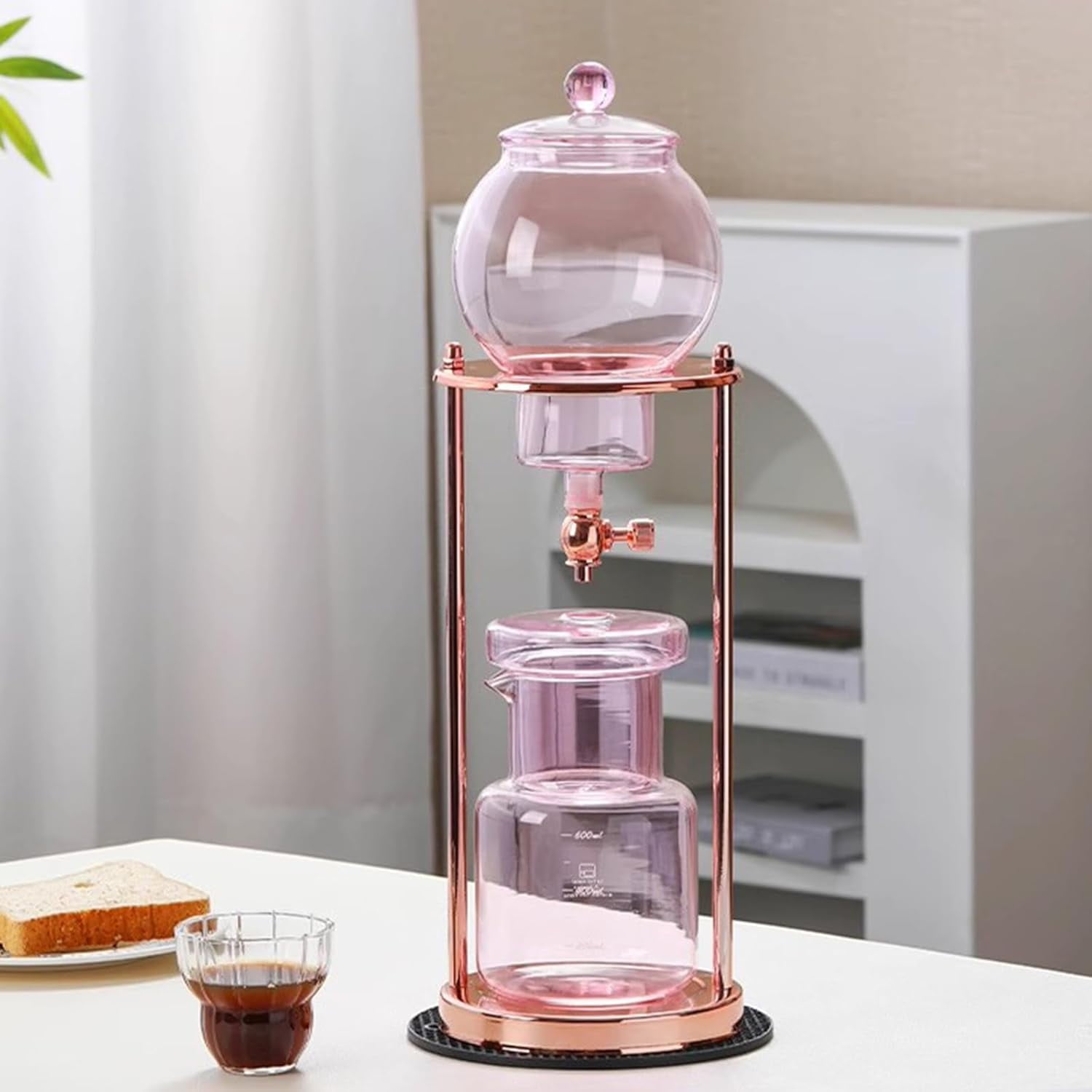 Cold Brew Coffee Tower, Ice Drip Coffee Machine, with Slow Drip ...