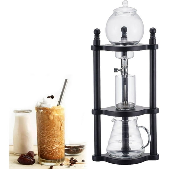 Cold Brew Drip Coffee Maker, Iced Coffee Drip Pot Cold-Drip Coffee ...