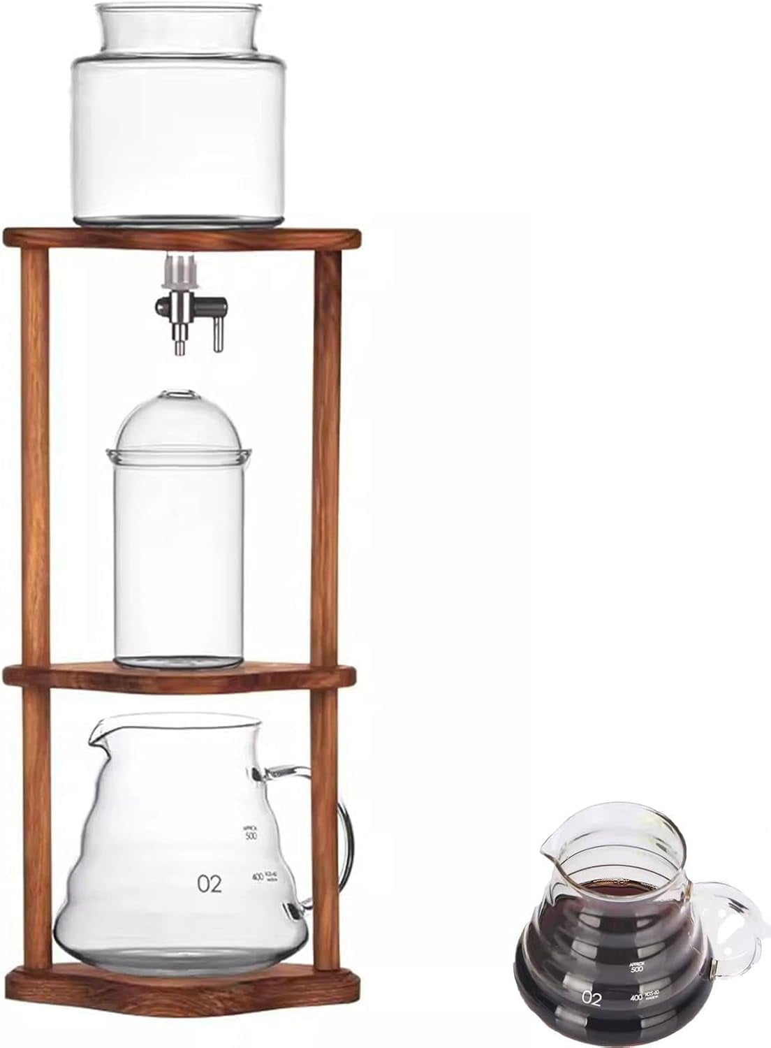 Cold Brew Drip Tower,Ice Drip Coffee Maker,Capacity Cold Brew Coffee or ...