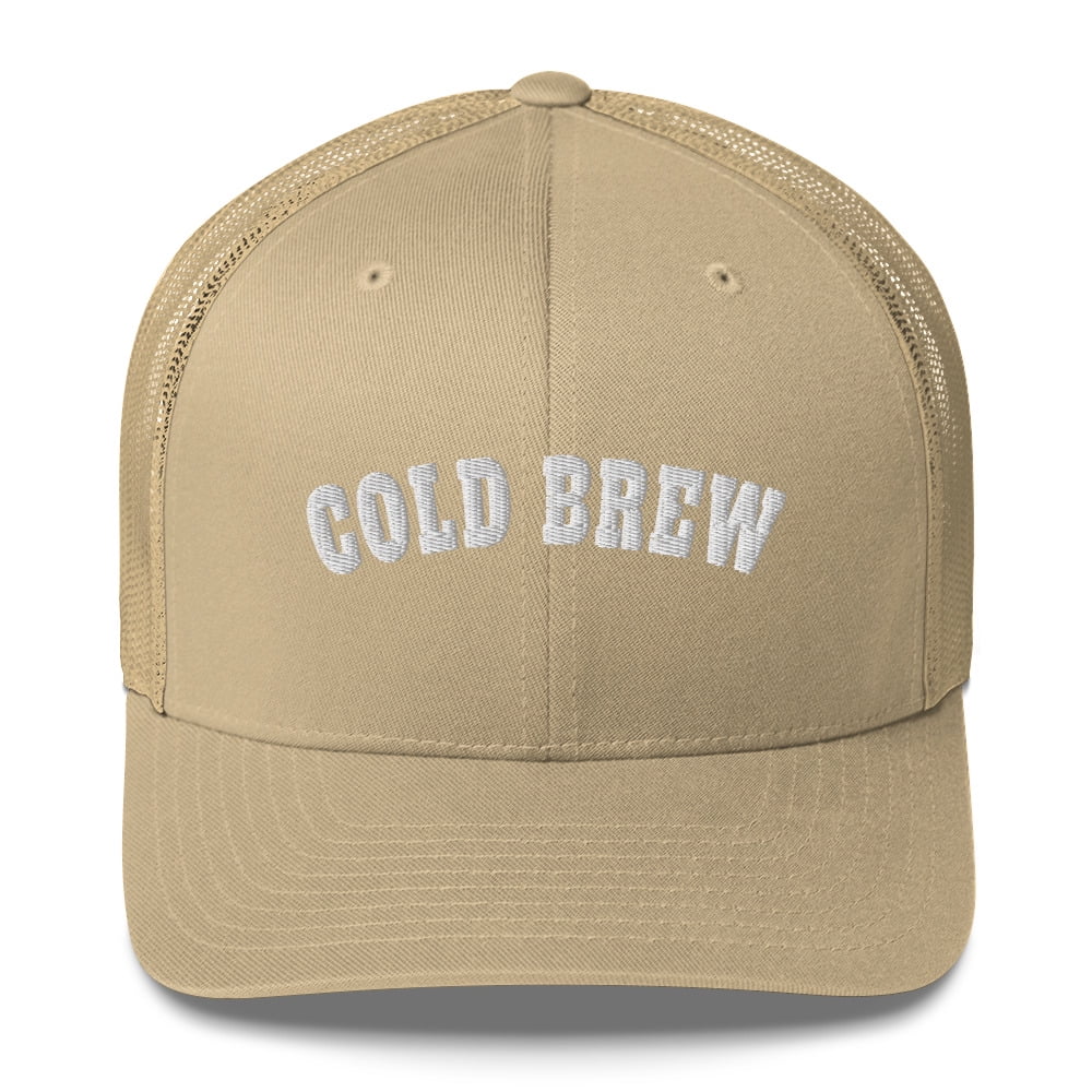 Cold Brew Trucker Cap (Khaki) - Walmart.com
