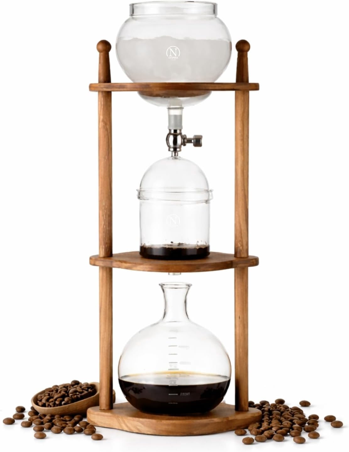 Cold Brew coffee Maker Ice Coffee Drip Machine with Advanced Slow Drip ...