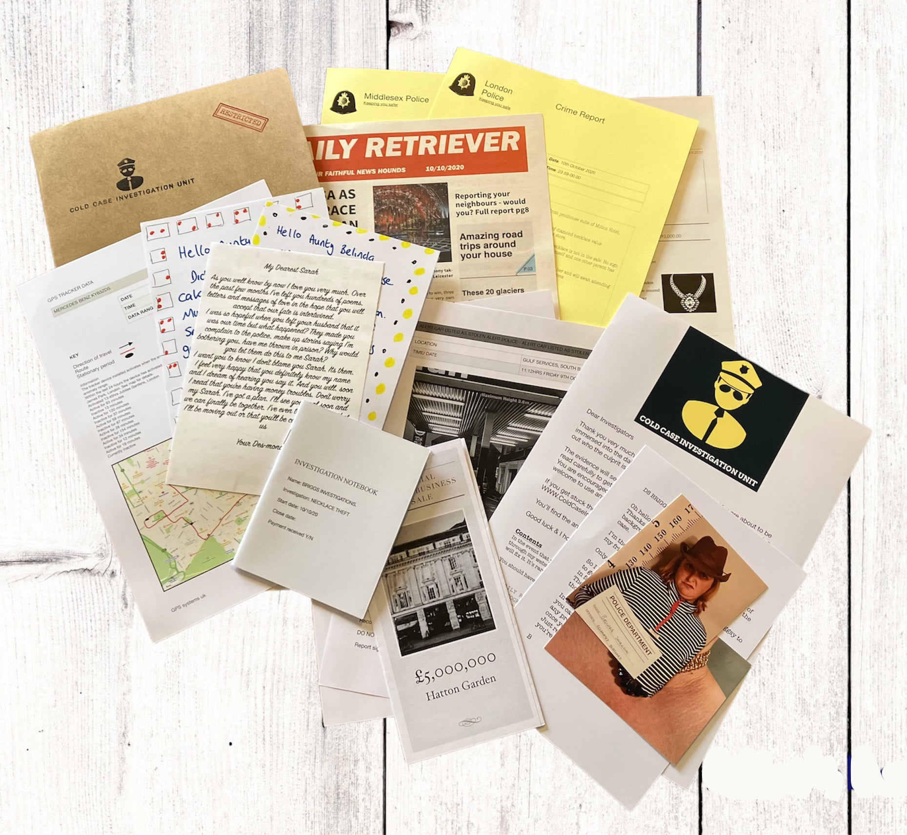 Cold Case Investigation Unit Mystery Strategy Game - Criminal Crime ...