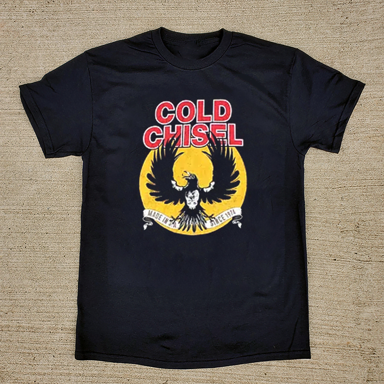 Cold Chisel Made In SA Adelaide 500 Tour T Shirt Black All Size KK158 ...