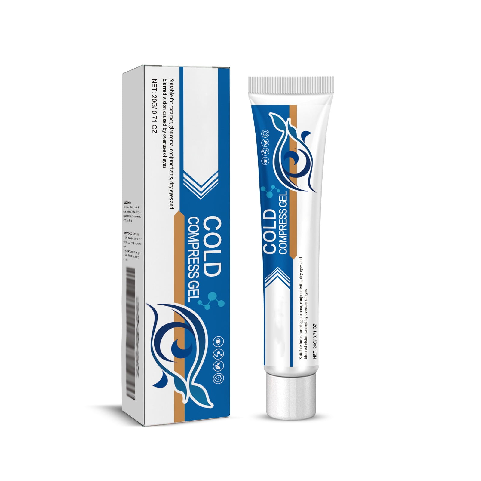 Cold Compress Eye Gel For Dry Eyes Inflammation Relief Cooling Ointment ...