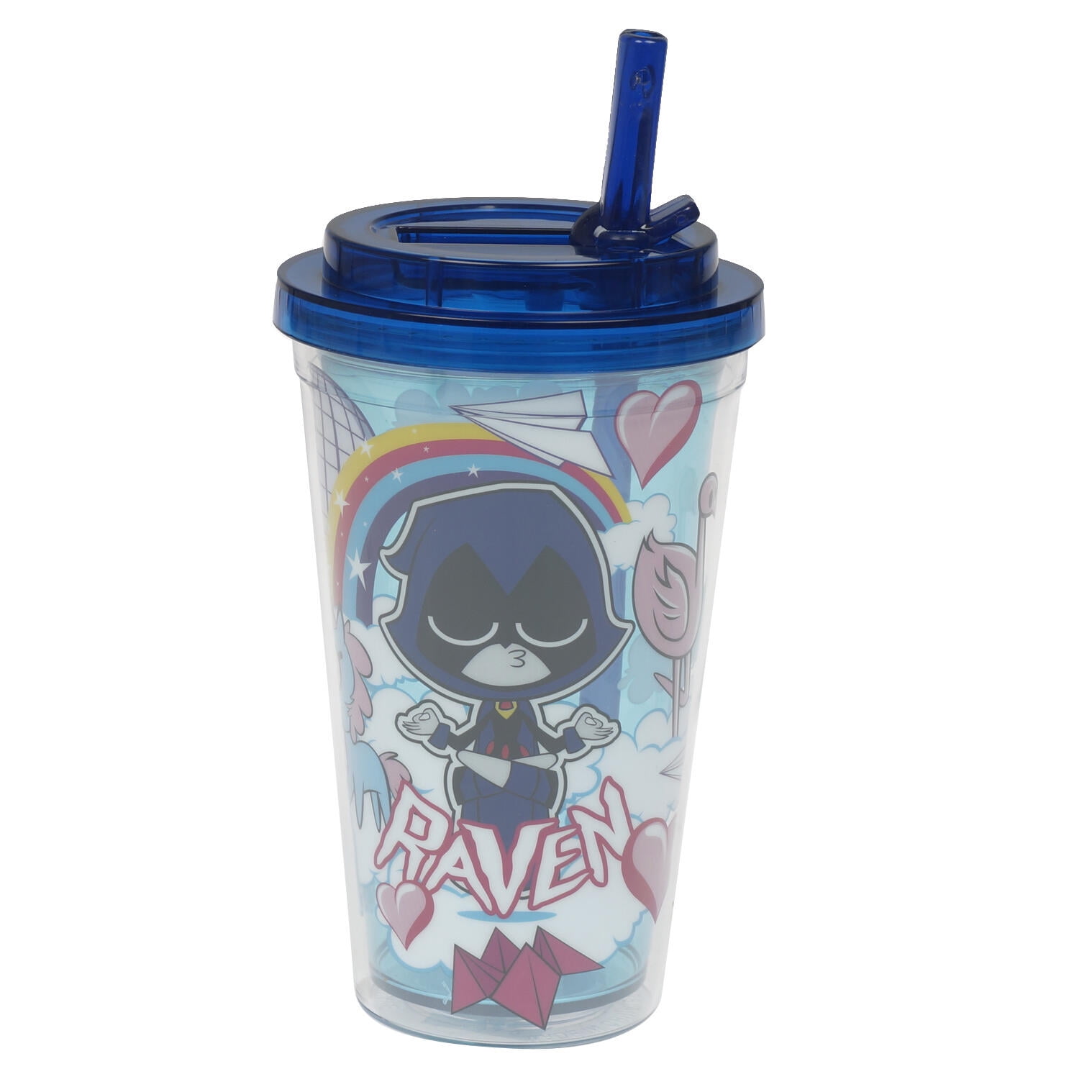 Cold Cup - Teen Titans - Go Raven w/ Flip Straw 16oz 37820 - Walmart.com