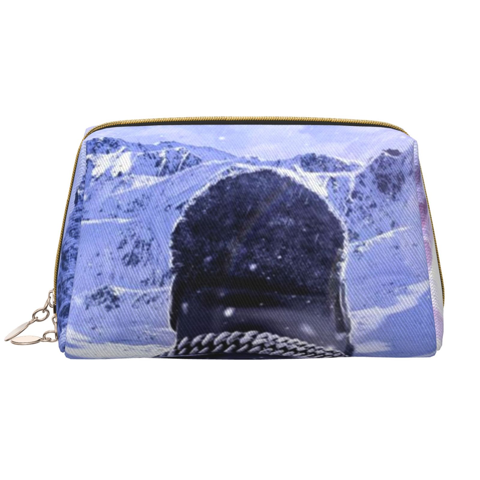 Cold December Rod Wave Cosmetic Bag Makeup Organizer Leather Portable ...