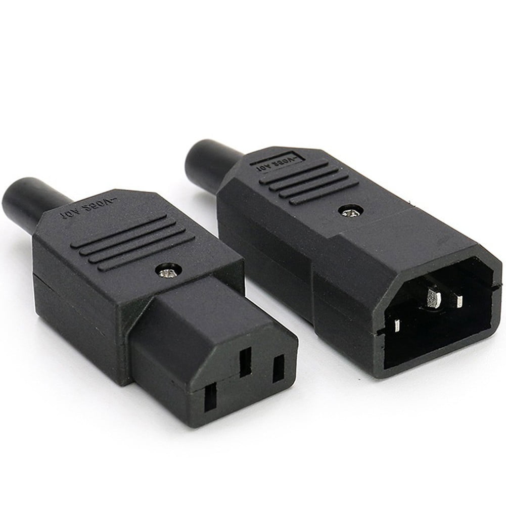 Cold Devices C14 Plug C13 Coupling 250V 10A Socket Power Plug Iec-320 ...