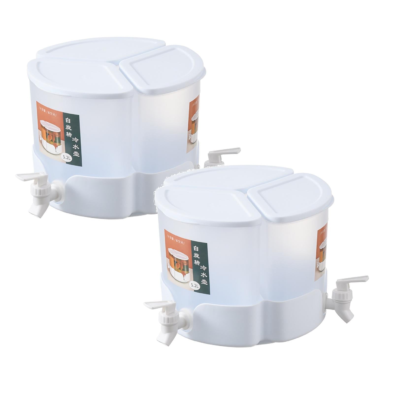 Cold Drink Distributor Three Compartment Rotatable Drink Dispenser With ...