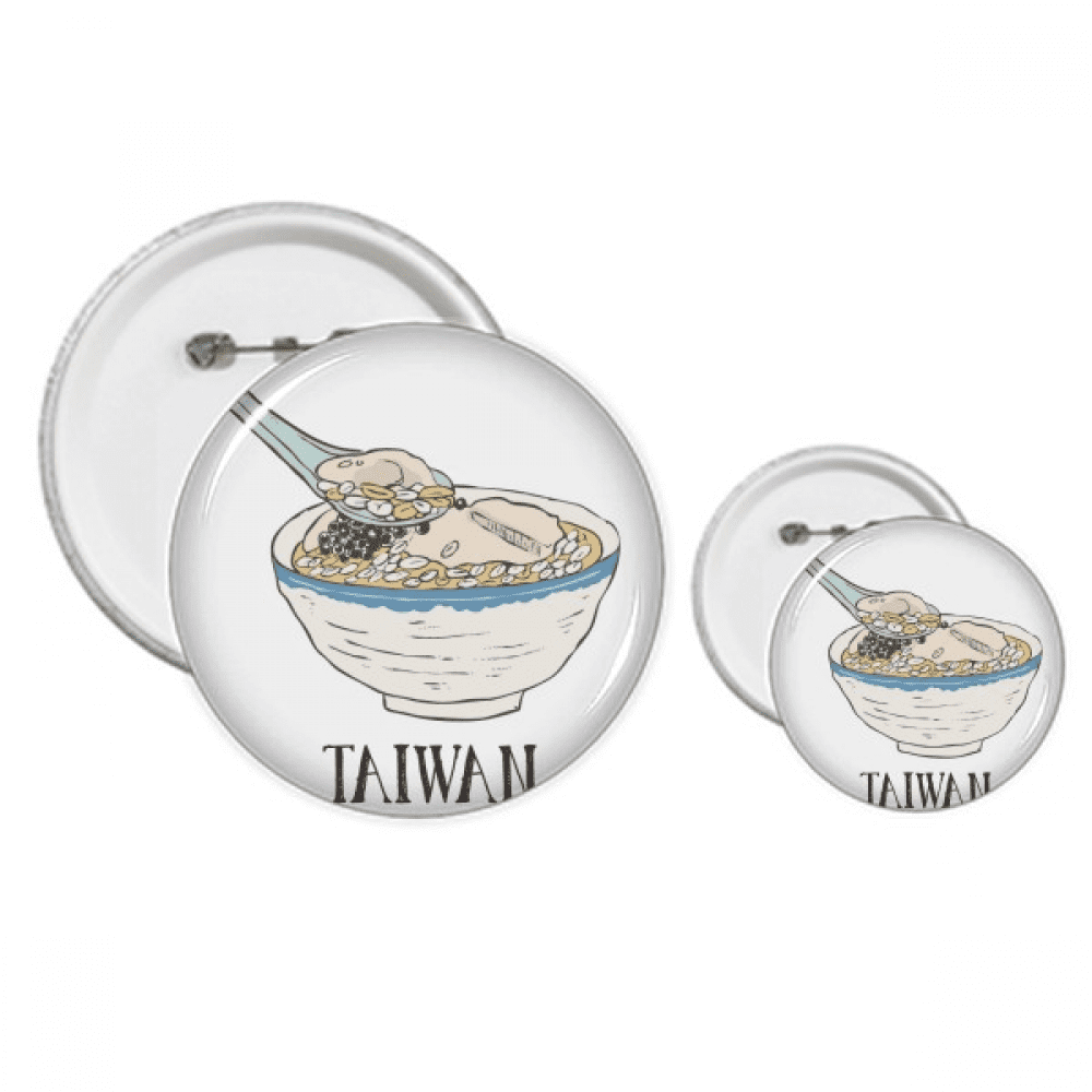 Cold Drink Ice Food Taiwan Pins Badge Button Design Kit Craft Sets ...