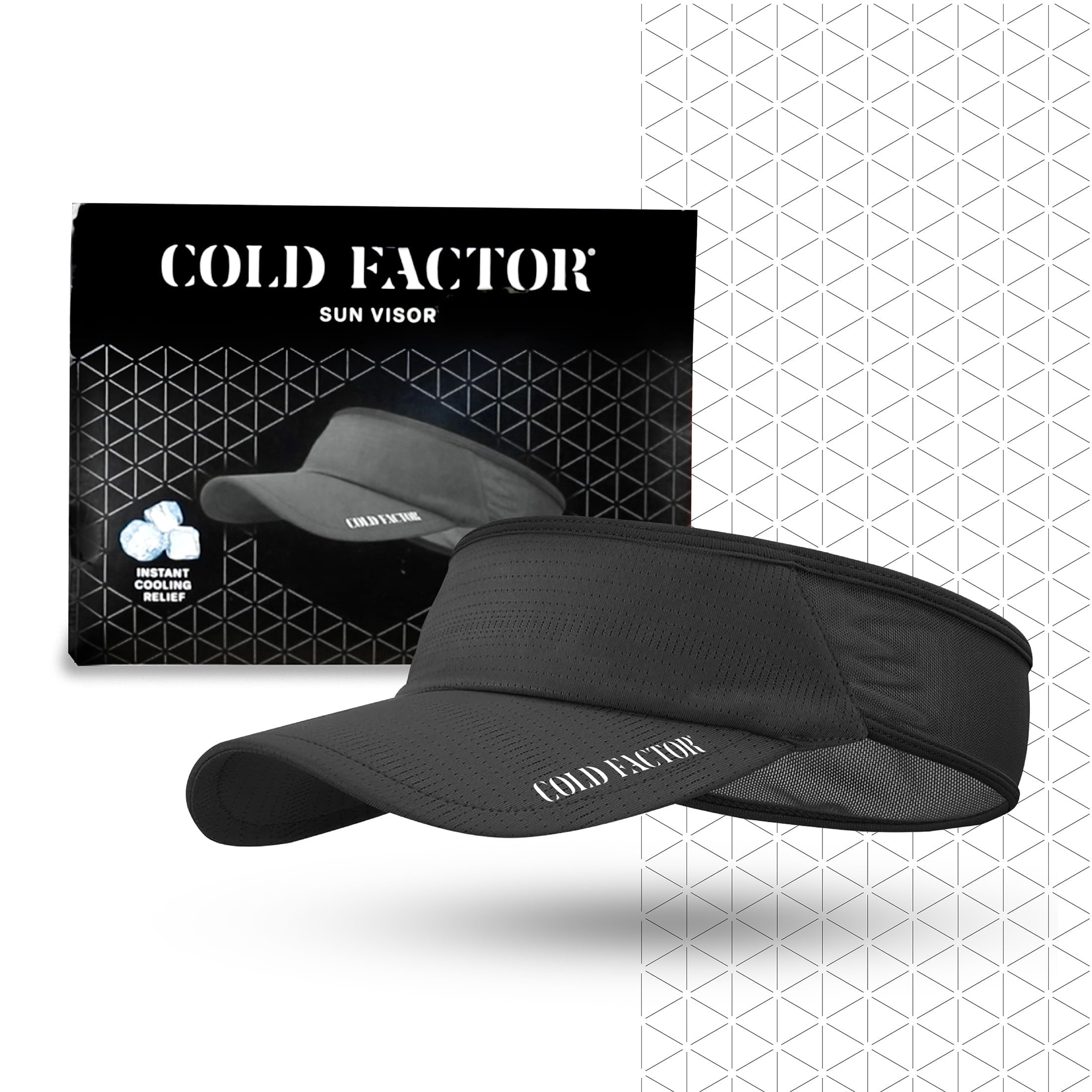 Cold Factor UPF 50+ Sports Sun Visor for Men & Women – Lightweight ...