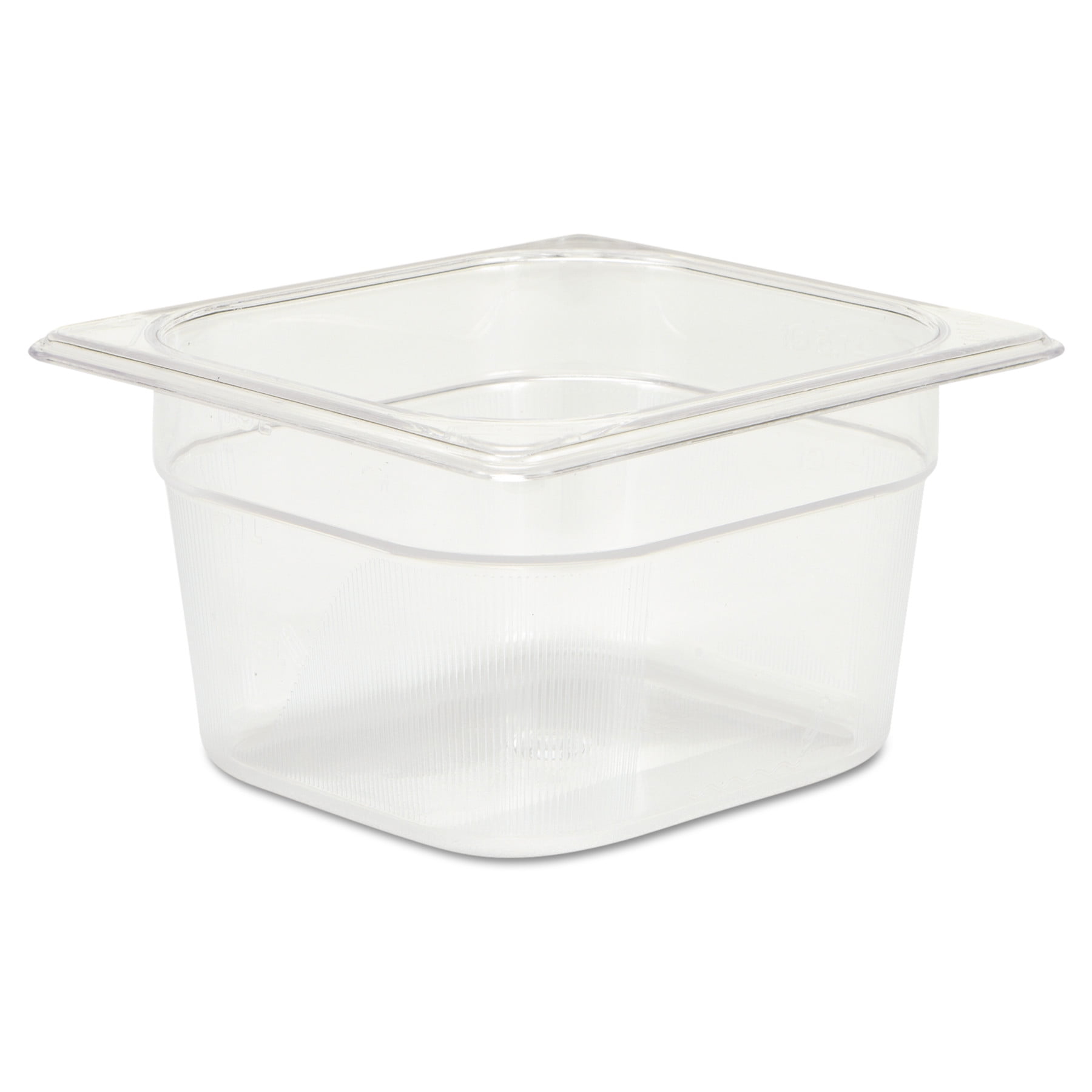 Cold Food Pans, 1 2/3qt, 6 3/8w X 6 7/8d X 4h, Clear - Walmart.com
