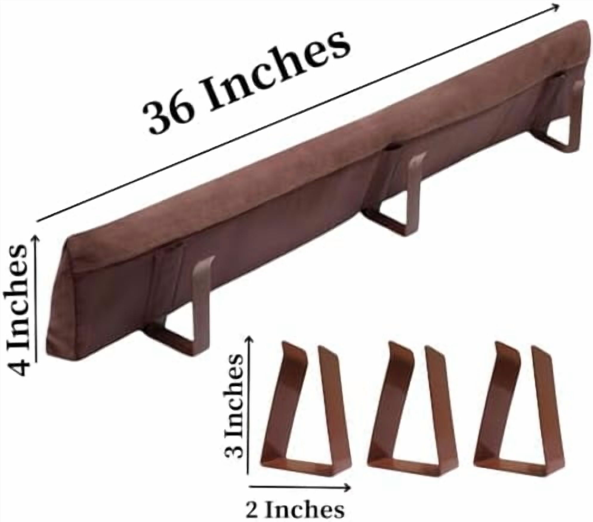 Cold, Hot Air Door Draft Stopper - Strong Metal Clips - Block Cold Air ...