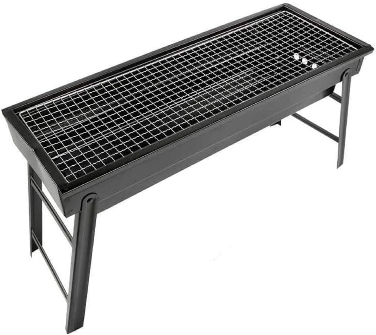 Cold Iron Outdoor Folding Charcoal Grill with Ventilation Holes for ...