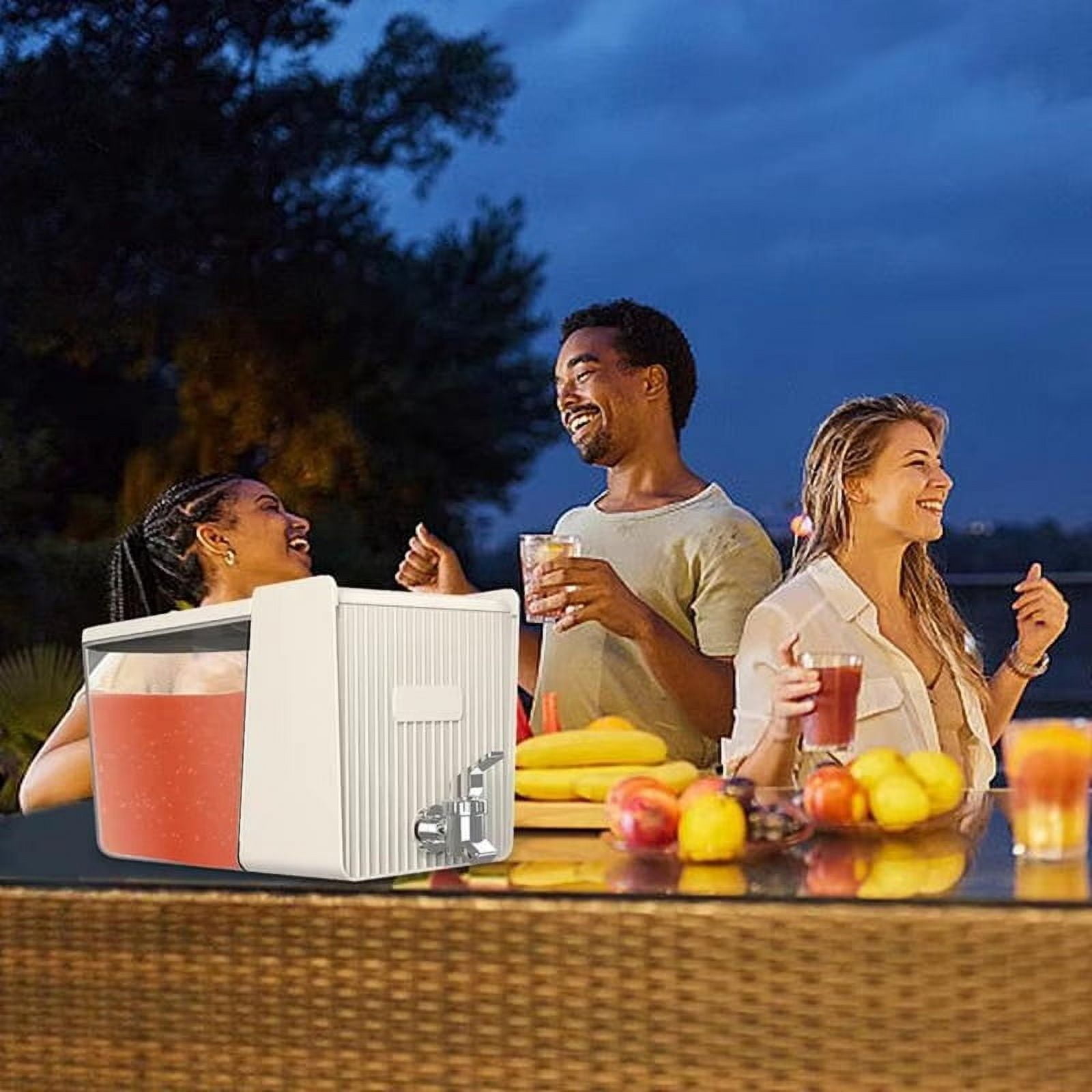 Cold Kettle with Faucet Leakproof Beverage Cooler Fridge Water ...