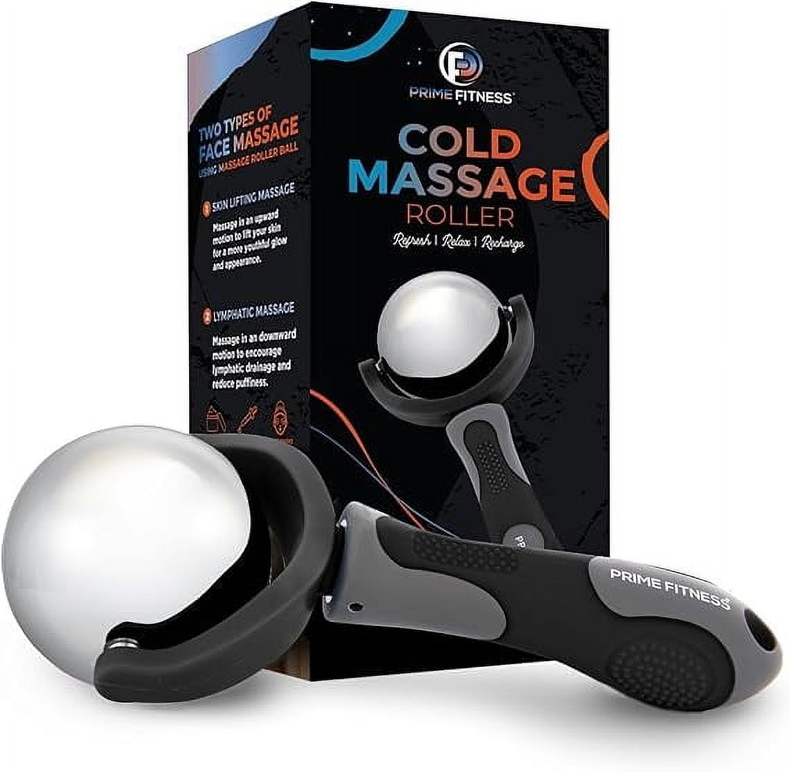 Cold Massage Roller Ball | Cold Therapy | Ice Roller Ball with Handle ...