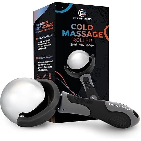 Cold Massage Roller Ball | Cold Therapy | Ice Roller Ball with Handle ...