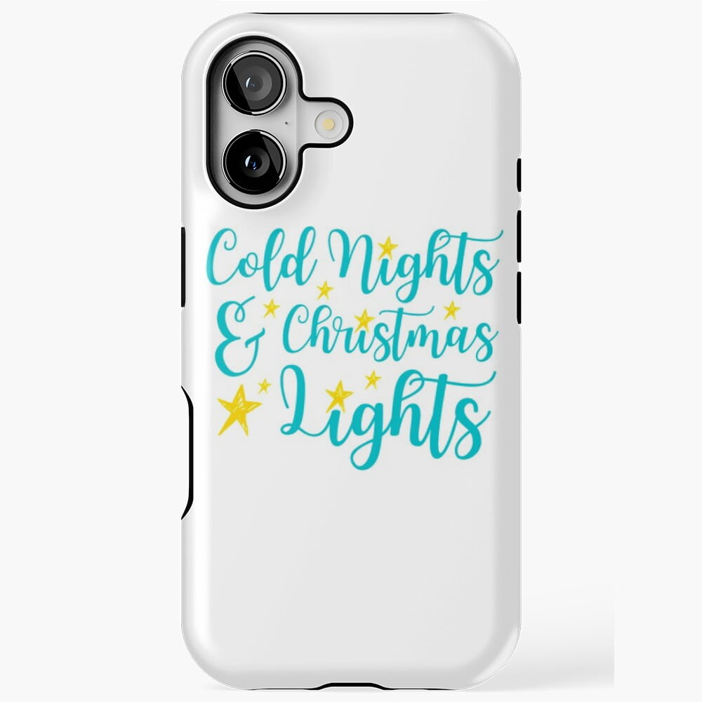 Cold Nights Christmas Lights Protective Cover for iPhone 11 12 13 14 15 ...