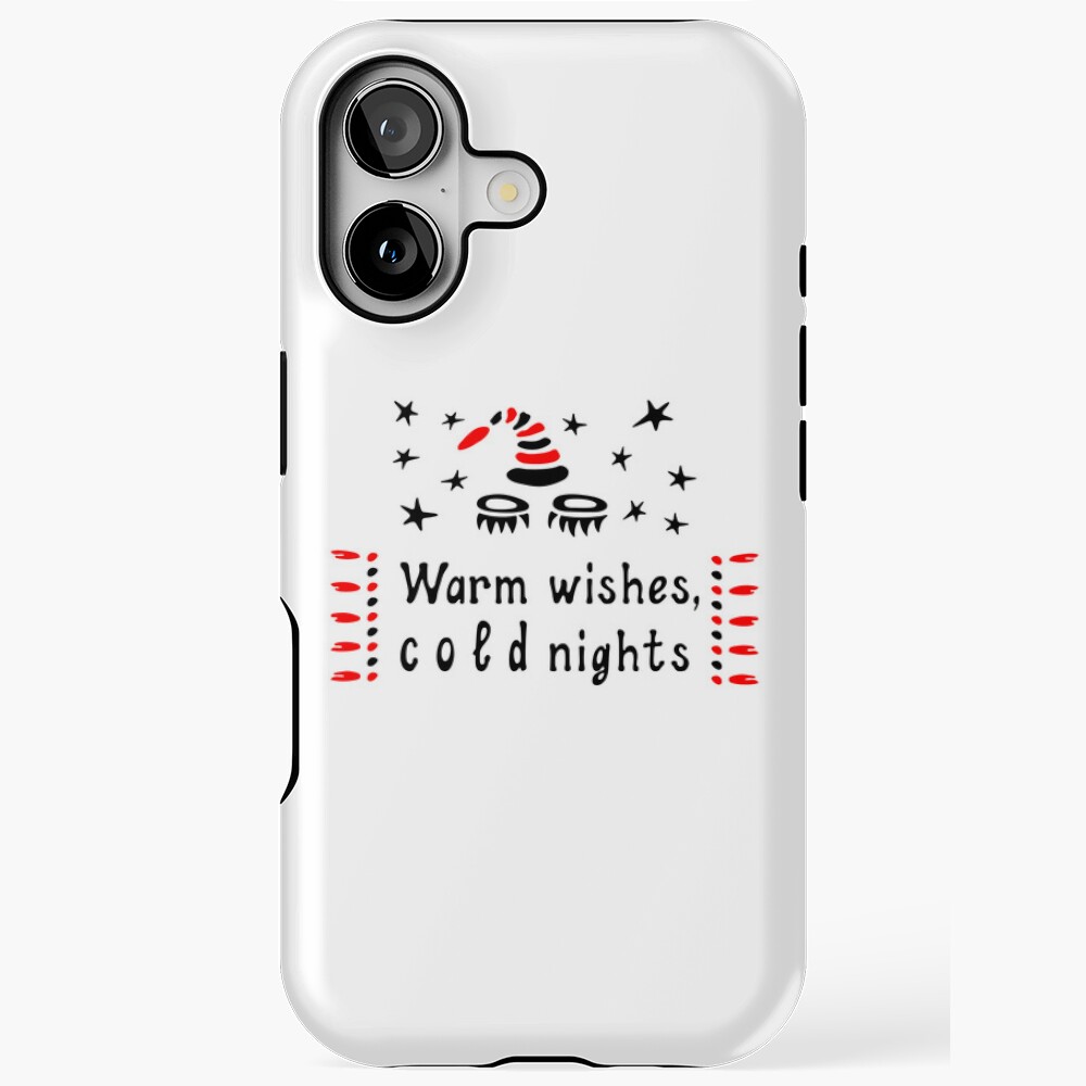 Cold Nights Warm Wishes Cozy Winter Art for iPhone 17 11 12 13 14 15 16 ...