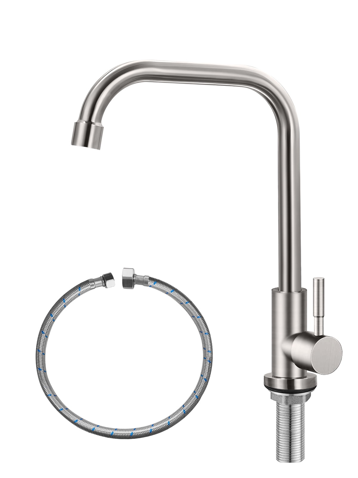 Cold Only Water Tap Single Hole Kitchen Sink Faucet SUS304 Stainless ...