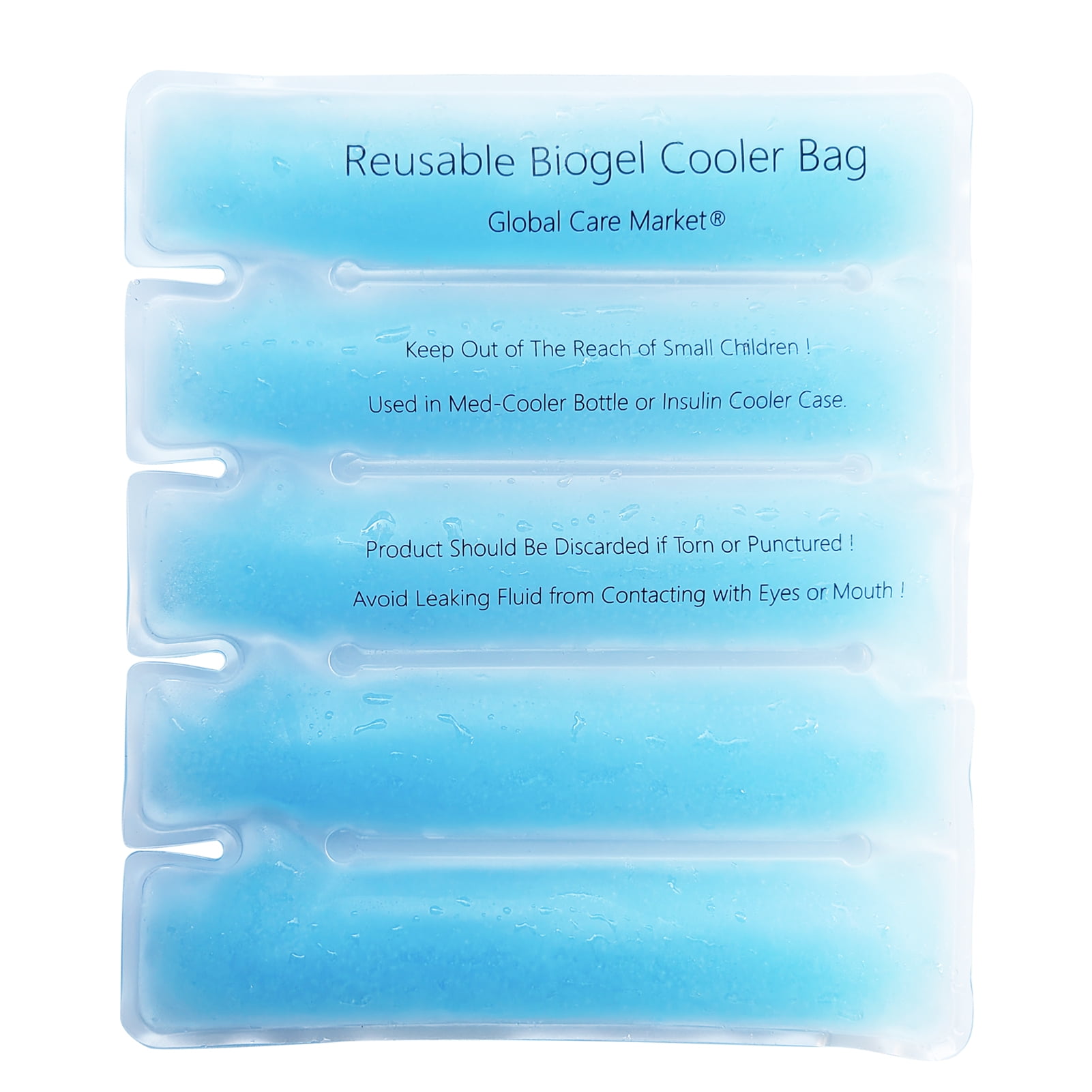 Cold Pack for Insulin Cooler Travel Case, Cold Gel Bag for Medication ...