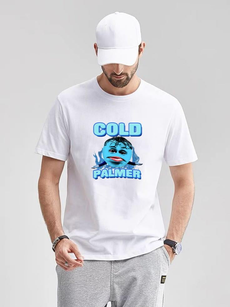 Cold Palmer Meme T-shirt, Viral Internet Funny Design for Casual Unisex ...