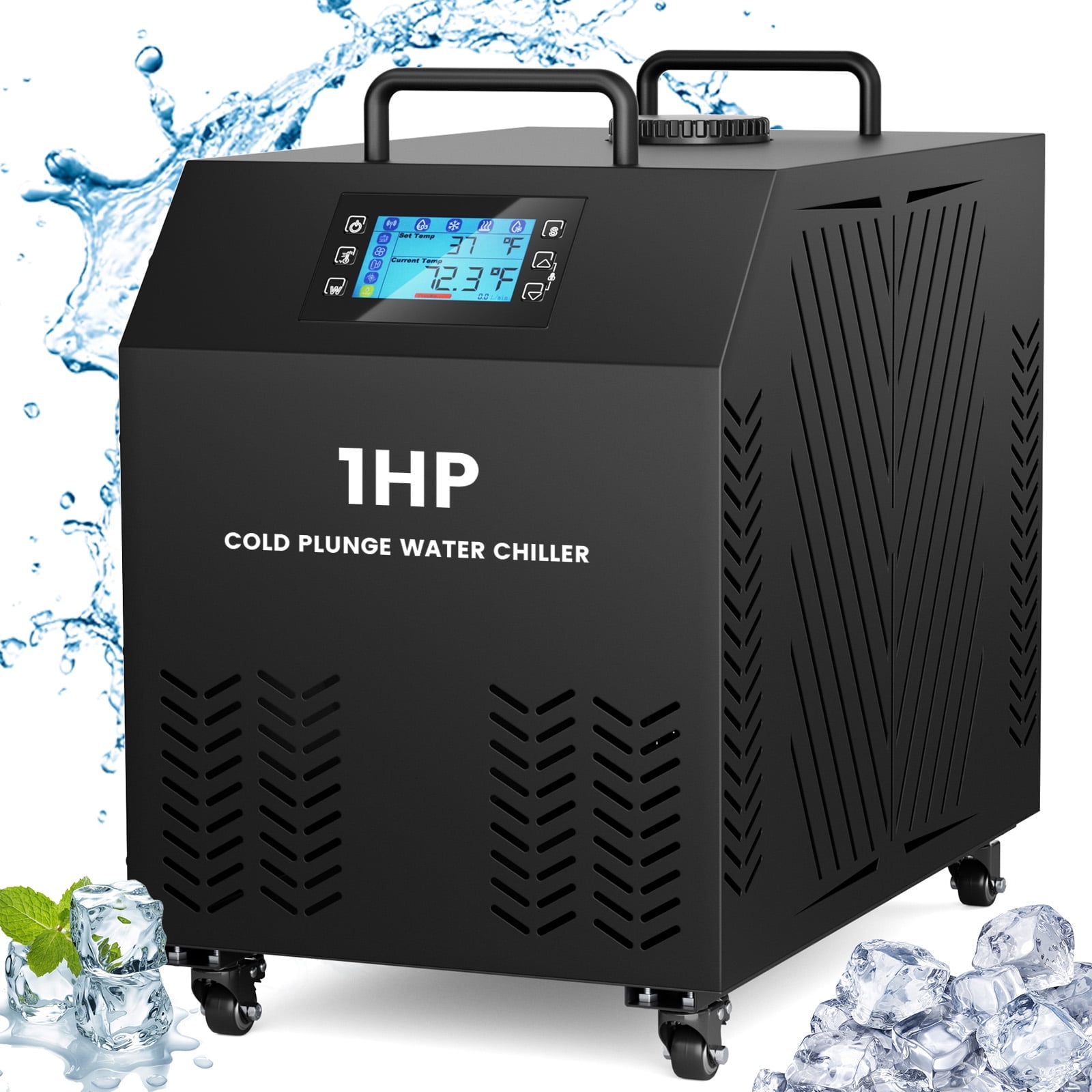 Ecojoy Cold Plunge Chiller 1HP, Water Chiller for Ice Bathtub 210 ...