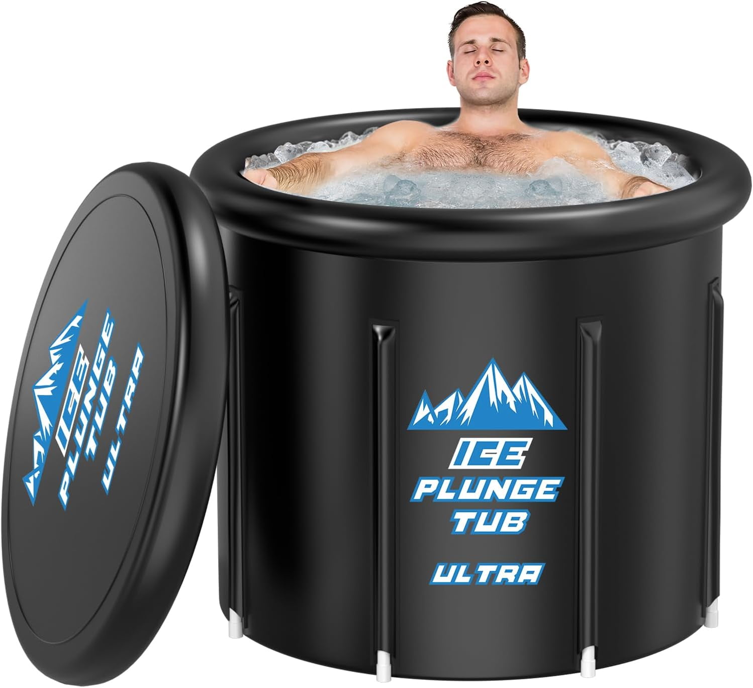 Portable Cold Plunge 126 Gallon Inflatable Recovery Tub Yesker 126 ...