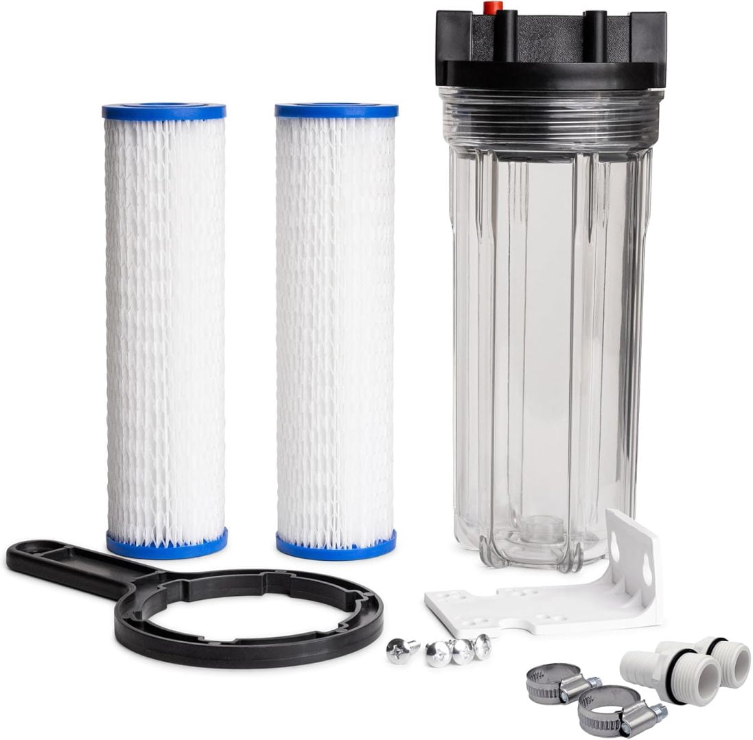 Cold Plunge Water Filter - 10" Filter Housing with 3/4 inch FPT Ports ...