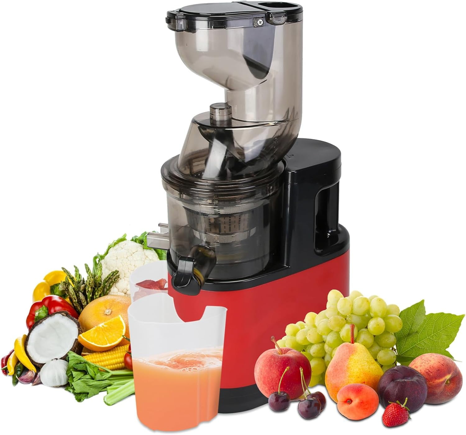 Cold Press Juicer, 300W Slow Masticating Juicer Machines, Cold Pressed ...