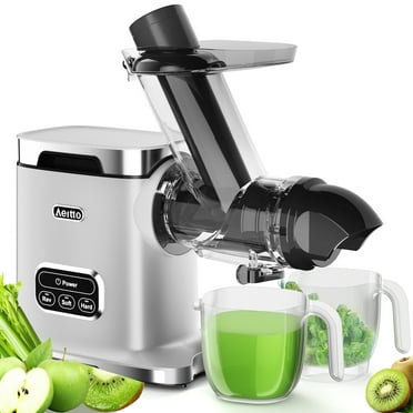 Cold Press Juicer, Masticating Juicer with 5.4" Wide Feed Chute, 350w ...