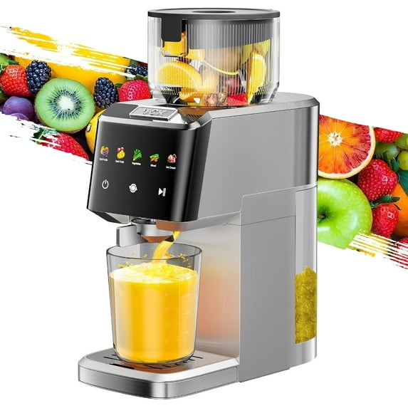 Cold Press Juicer - Large 5.12 Feed Chute Easy to Clean Slow ...