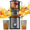 Cold Press Juicer Machine: 300W Slow Masticating Juicer for Whole ...