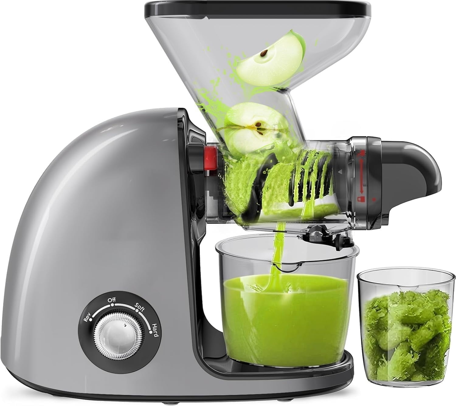 Cold Press Juicer Machine Gen 2, Dual Wide Mouth Slow Masticating ...