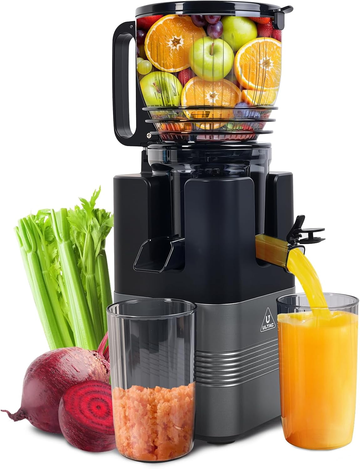 Cold Press Juicer Machines,5.8" Extra Wide Feed Chute juicer machines ...