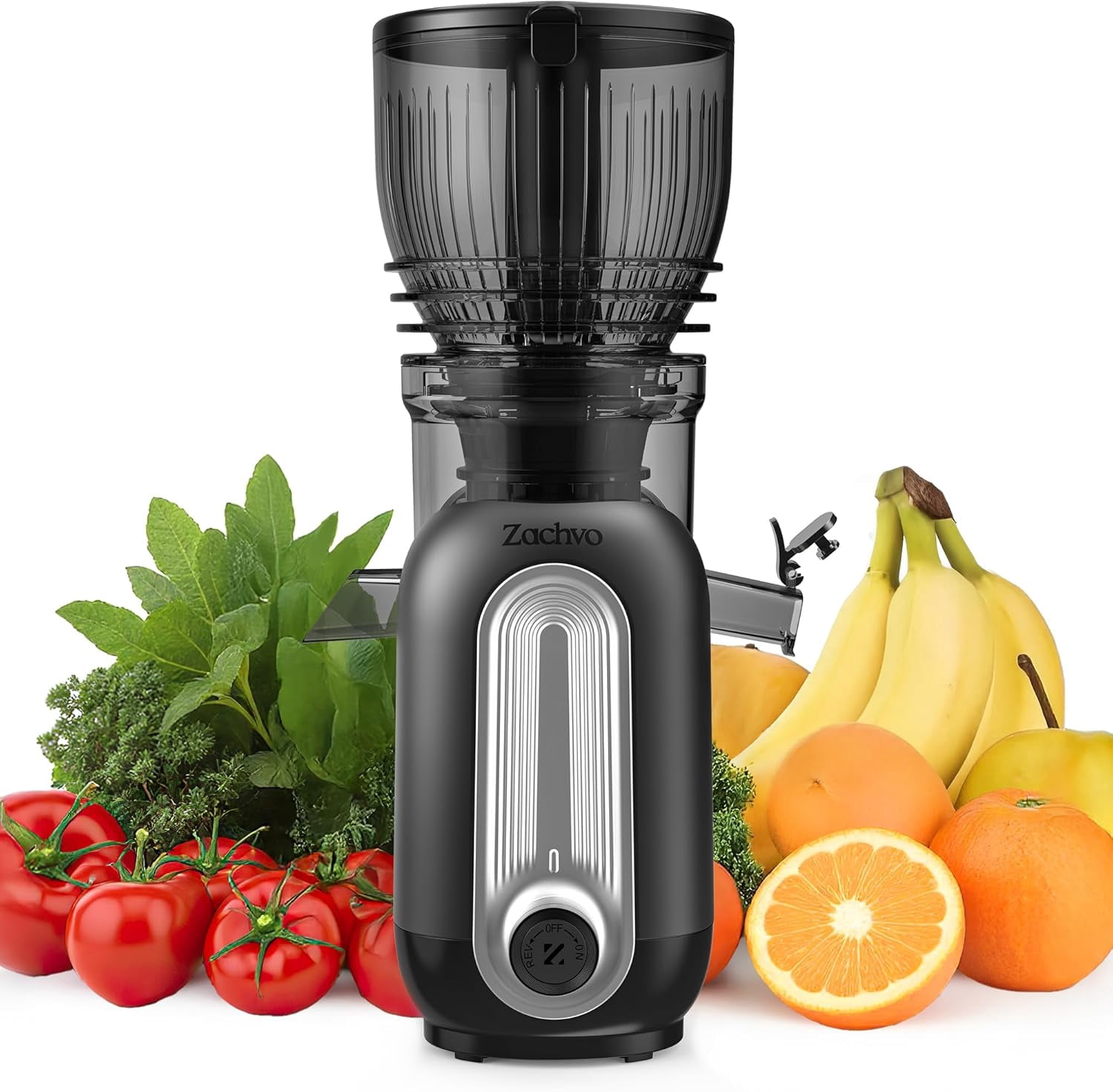 Cold Press Juicer Machines, 5.8" Large Feed Chute Slow Masticating ...