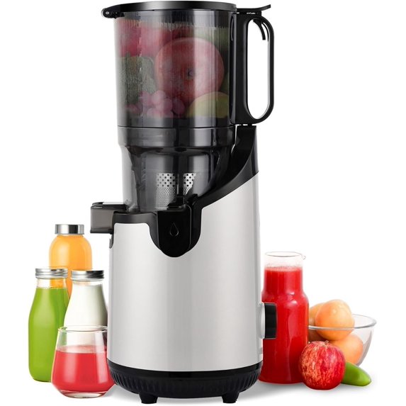Cold Press Juicer Machines, Slow Masticating Juicer with 5.3" Feed ...