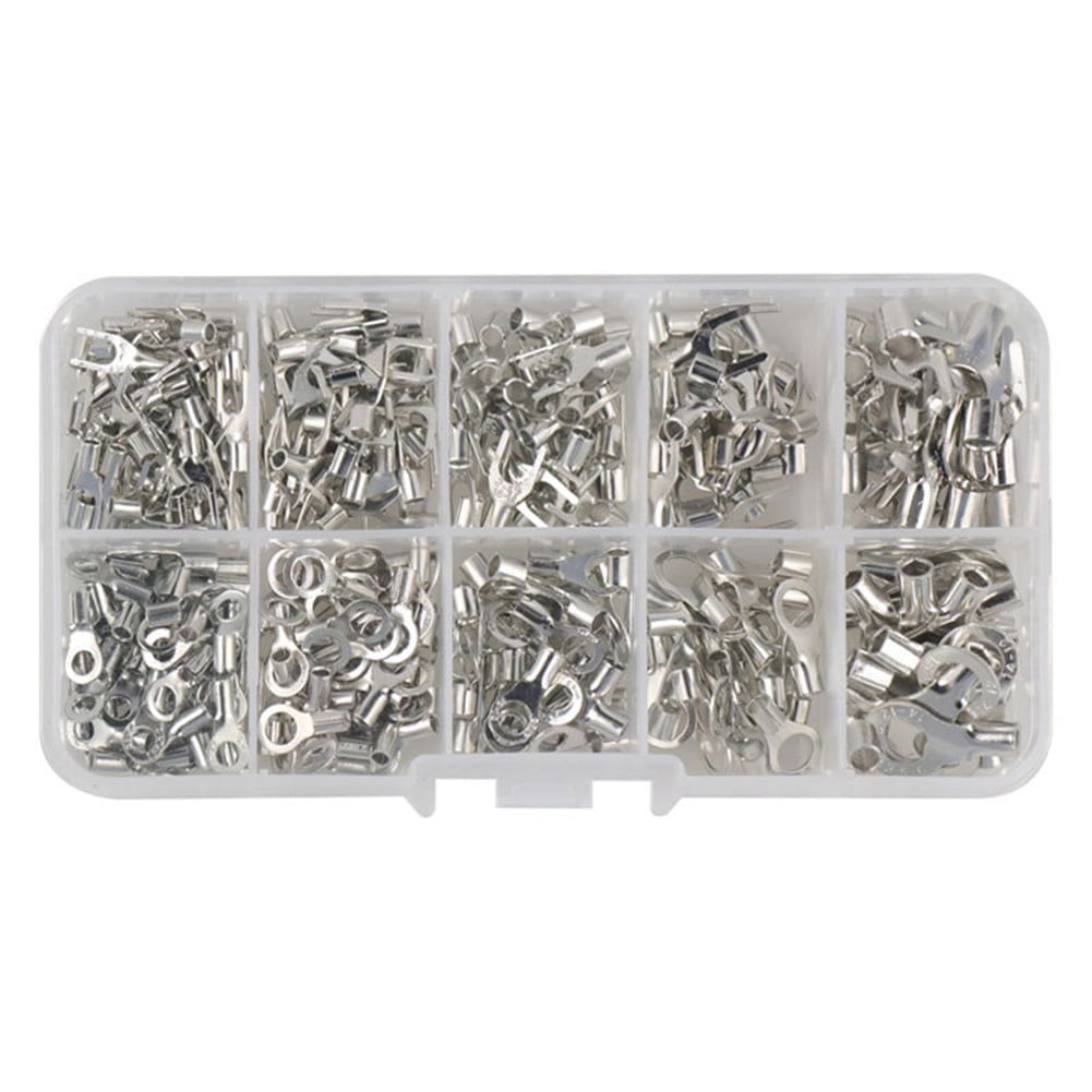 Cold Pressed Bare Terminal OTUT Terminal Copper Nose 320 Sets - Walmart.com