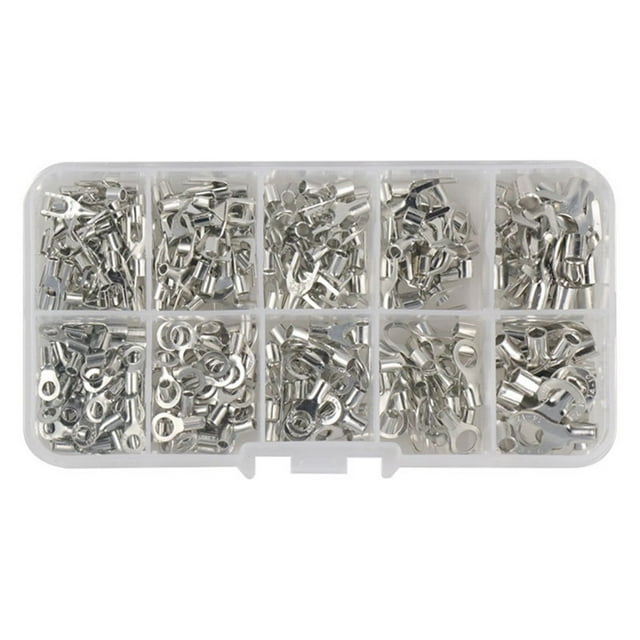 Cold Pressed Bare Terminal OTUT Terminal Copper Nose 320 Sets - Walmart.com