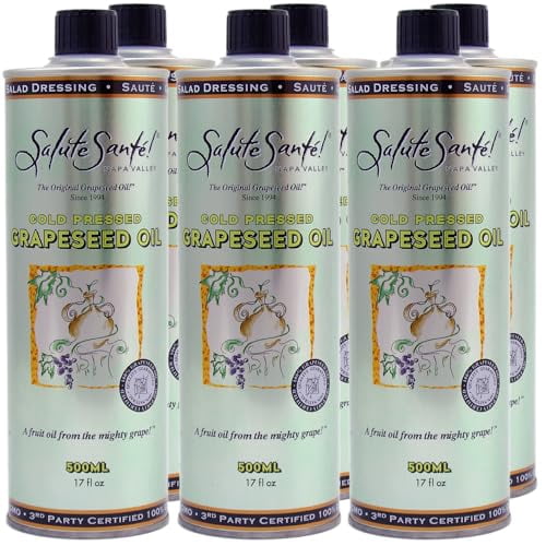 Cold Pressed Grapeseed Oil by Salute Sante! High Temperature Cooking ...