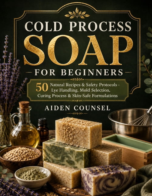 Cold Process Soap for Beginners: 50 Natural Recipes & Safety Protocols ...