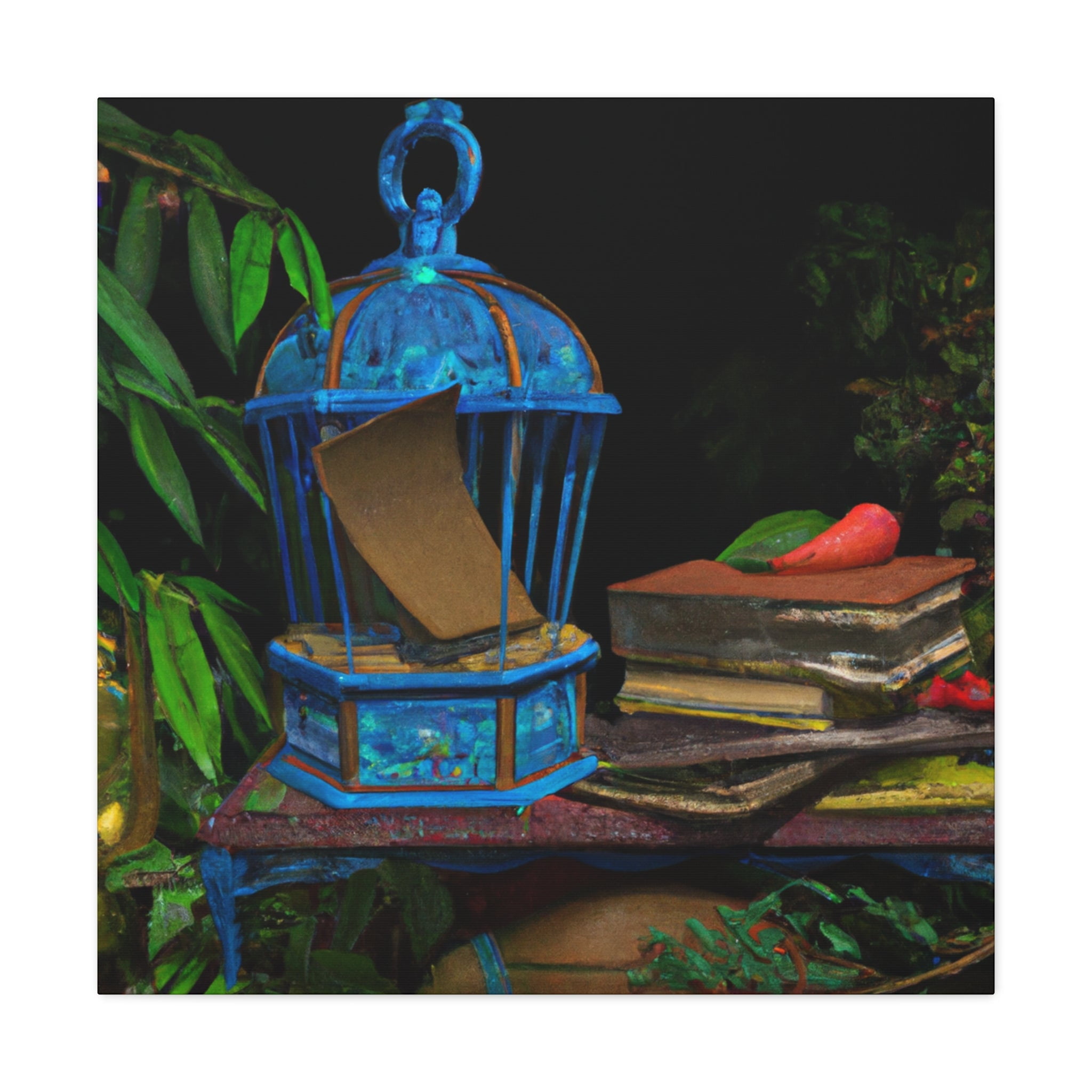 Cold Realistic Reflection - Canvas - Walmart.com