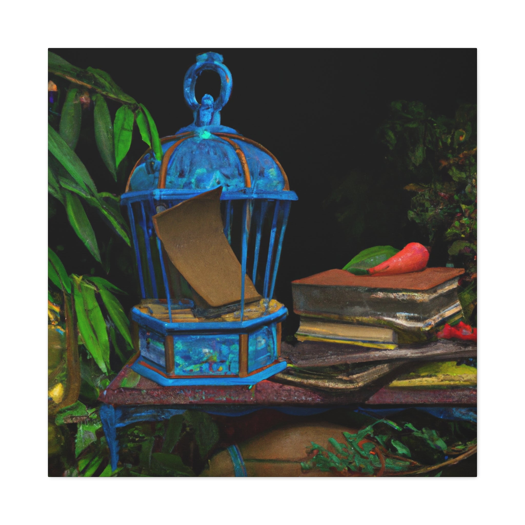 Cold Realistic Reflection - Canvas - Walmart.com