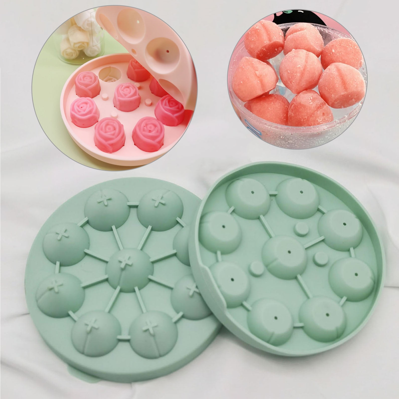 Cold Resistant Ice Cube Tray - Good Flexibility - 9 Holes - Easy to ...