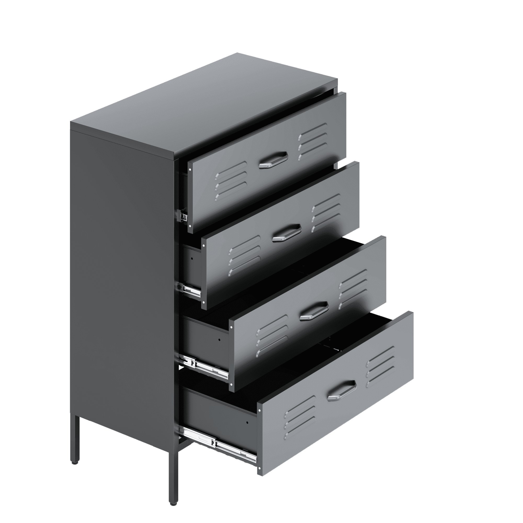 Cold Rolled Steel,Four-layer Chest of Drawers, Locker Steel Rust Proof ...